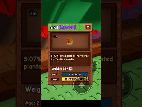 OMG! UPDATE!!! 😱🪴Snail, Ant, Caterpillar BOOSTS! Animals Grow A Garden Roblox
