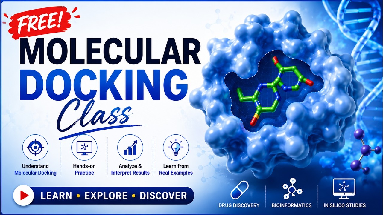 Free Workshop on Molecular Docking Using Auto Dock Vina Tool and PyRx