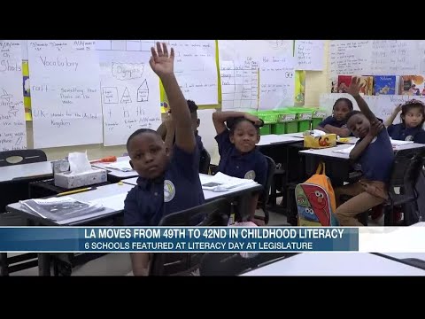 Louisiana moves from 49th to 42nd in childhood literacy