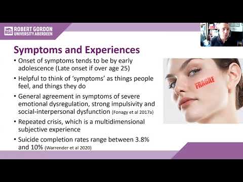 Dan Warrender - a critical introduction to 'borderline personality disorder' - NIP Conference 2020