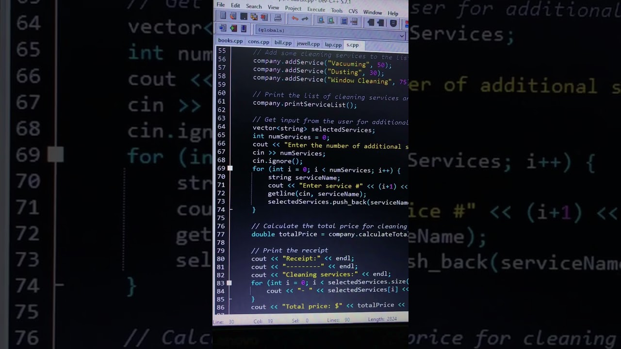 cleaning company c++#coders #codelife #codemasters #codinglife #codingninja #coding #code #coders