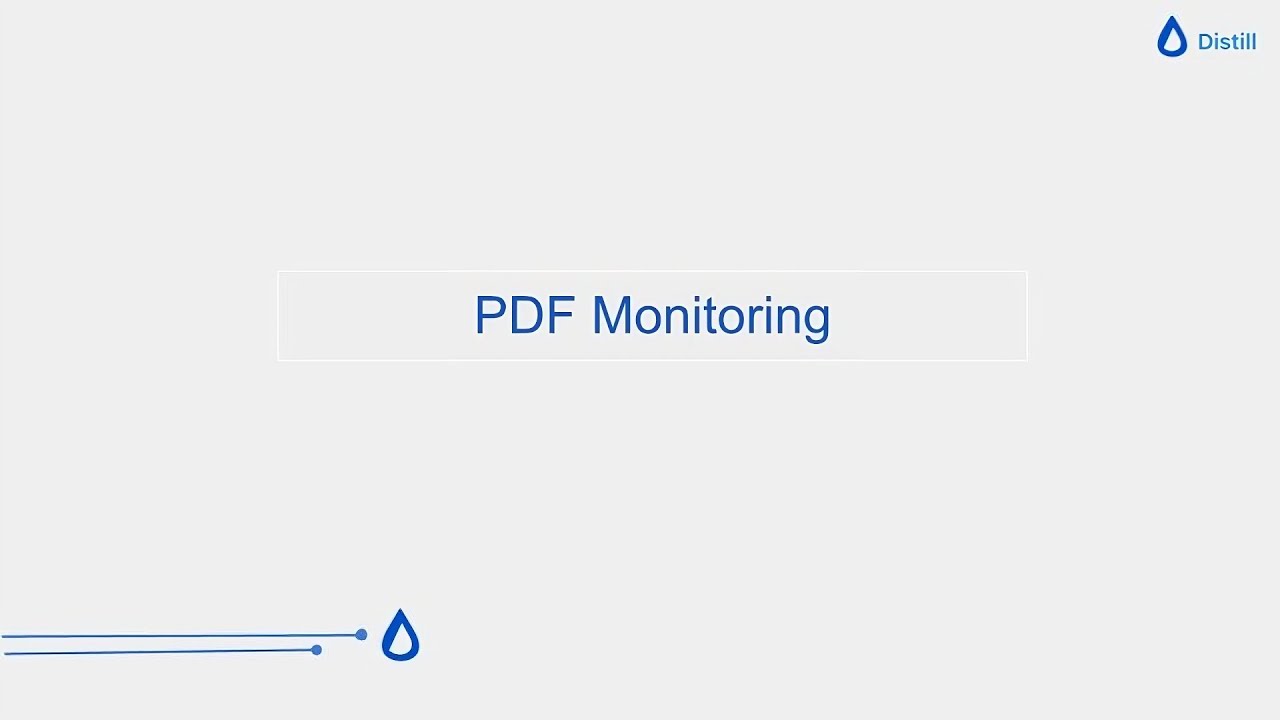How to Set up a PDF Monitor using Distill