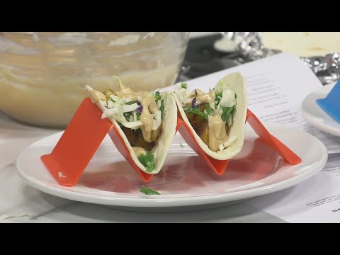 Sponsored Content: Dishin' It: Grilled Chipotle Pineapple Shrimp Tacos with a Grilled Chicken Salad