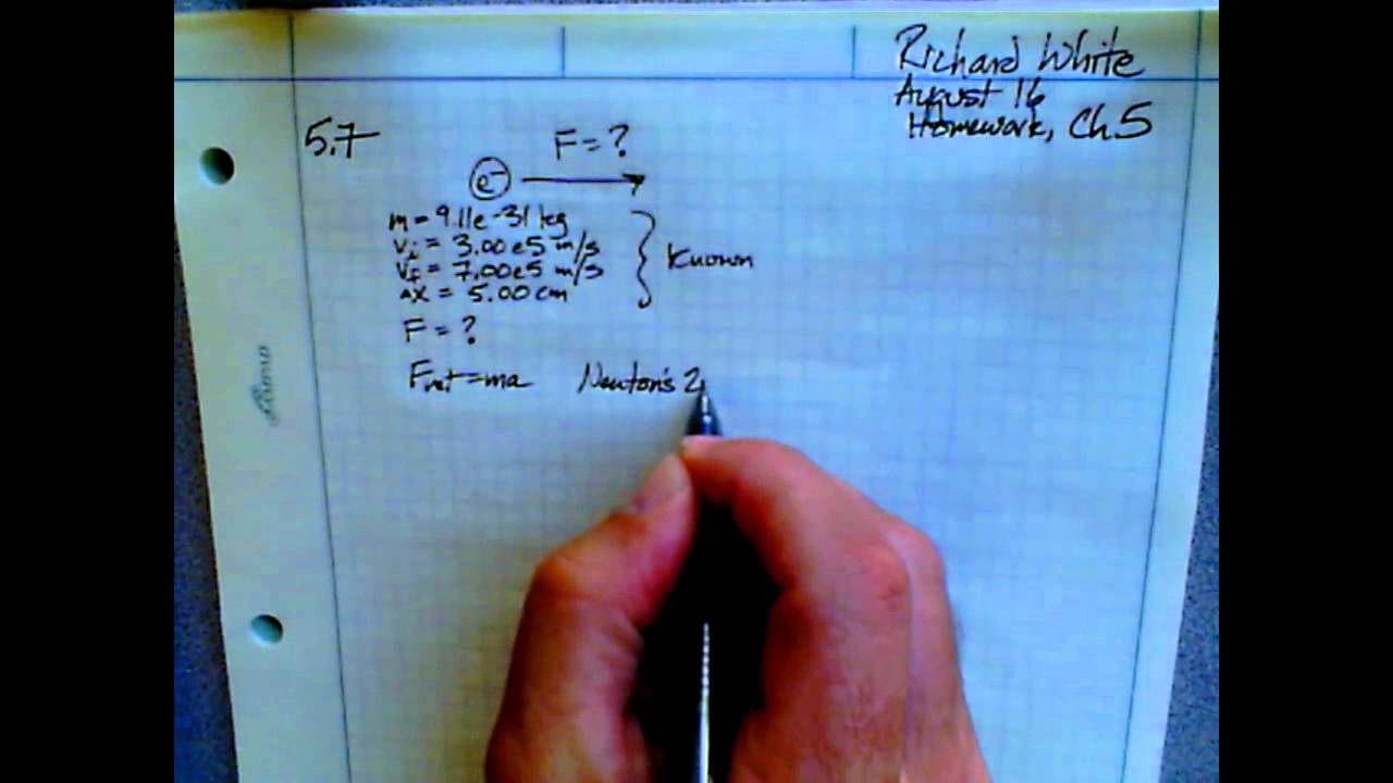 How To Do Physics Homework
