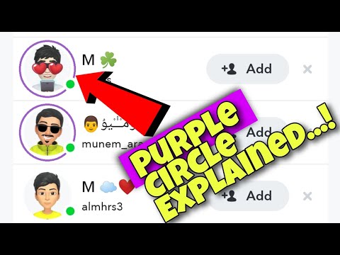 Purple Circle On Snapchat (Explained)