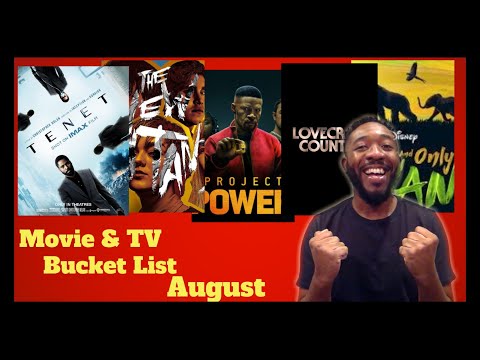 Movie & TV Bucket List - August 2020