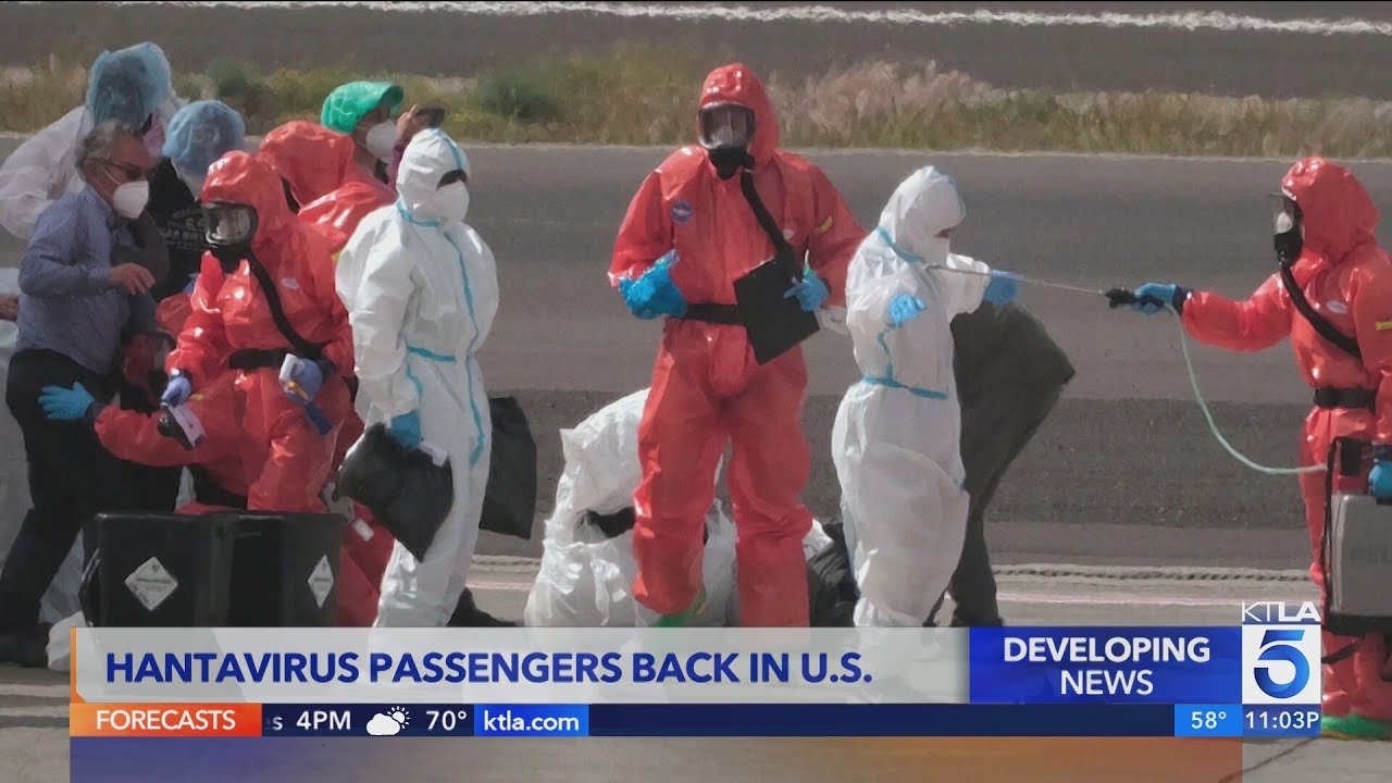 California hantavirus passengers back in U.S.