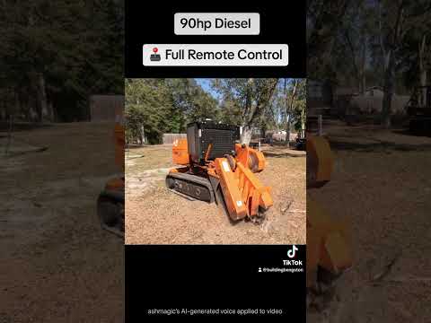 This $90,000 Stump Grinder makes $400 an hour