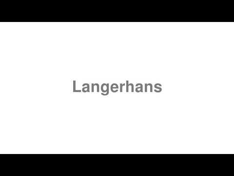 How to Pronounce "Langerhans"