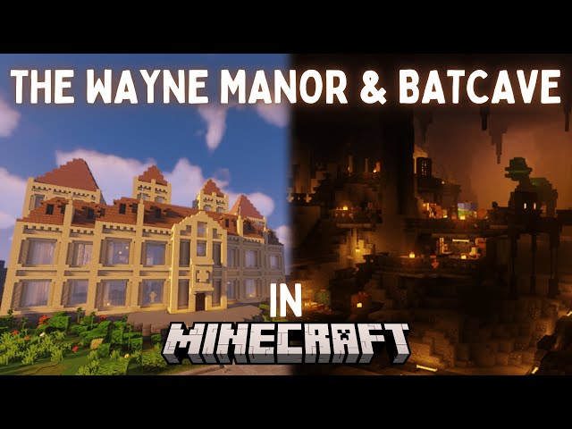 Arkham Knight Wayne Manor Minecraft Map