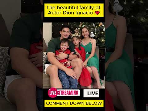 HAPPY COUPLE, HAPPY FAMILY The beautiful family of Actor Dion Ignacio ❤️ #viralvideo