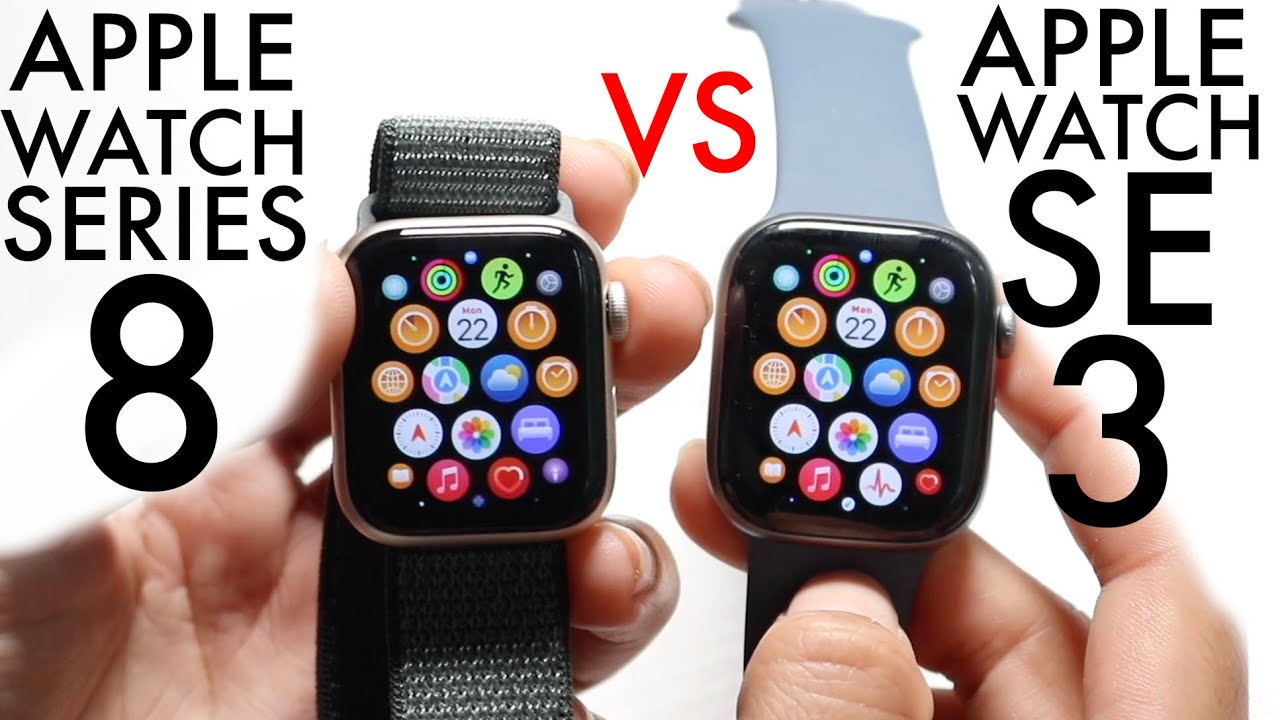 Apple Watch SE 3 Vs Apple Watch Series 8! (Comparison) (Review)