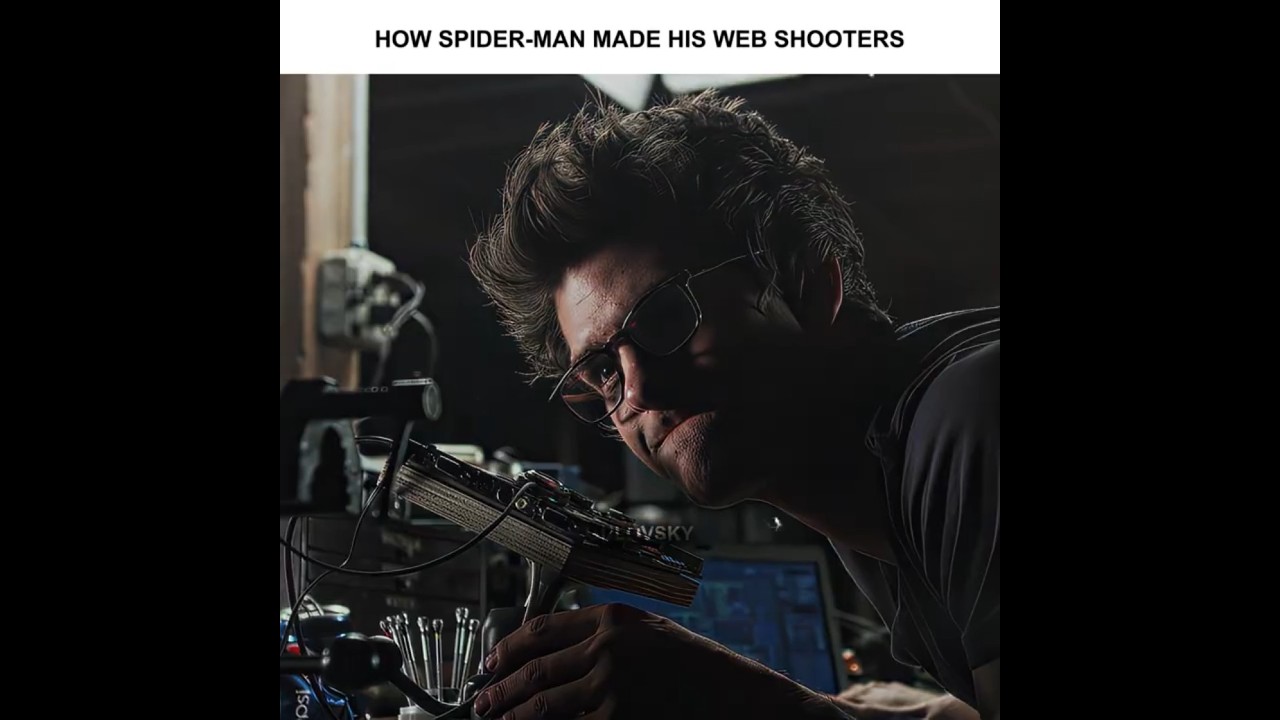 How Spider-Man Made His Web Shooters 🕷️🔥| #shorts #edit