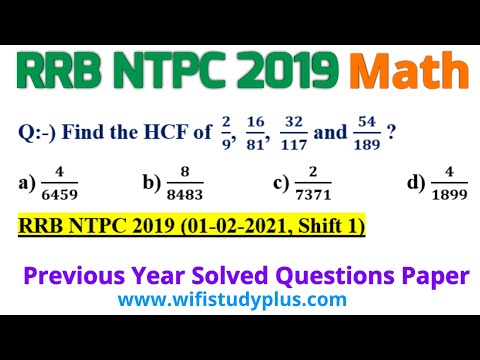 Find the HCF of 2/9, 16/81, 32/117, and 54/189?