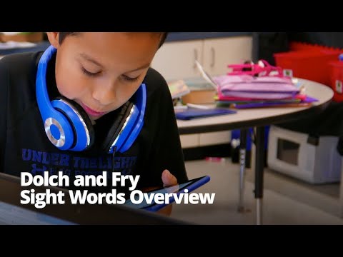 Dolch and Fry Sight Words Overview (Classic Version)