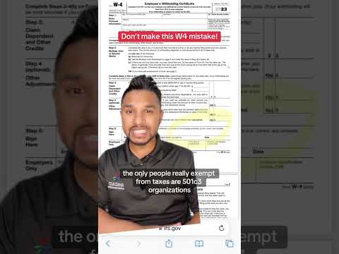 DON’T CLAIM EXEMPT W4 | Ahad&Co CPA