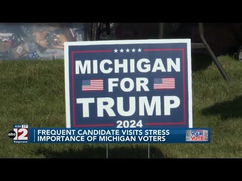 Local organizers say the frequency of candidate visits stresses the importance of Michigan voters
