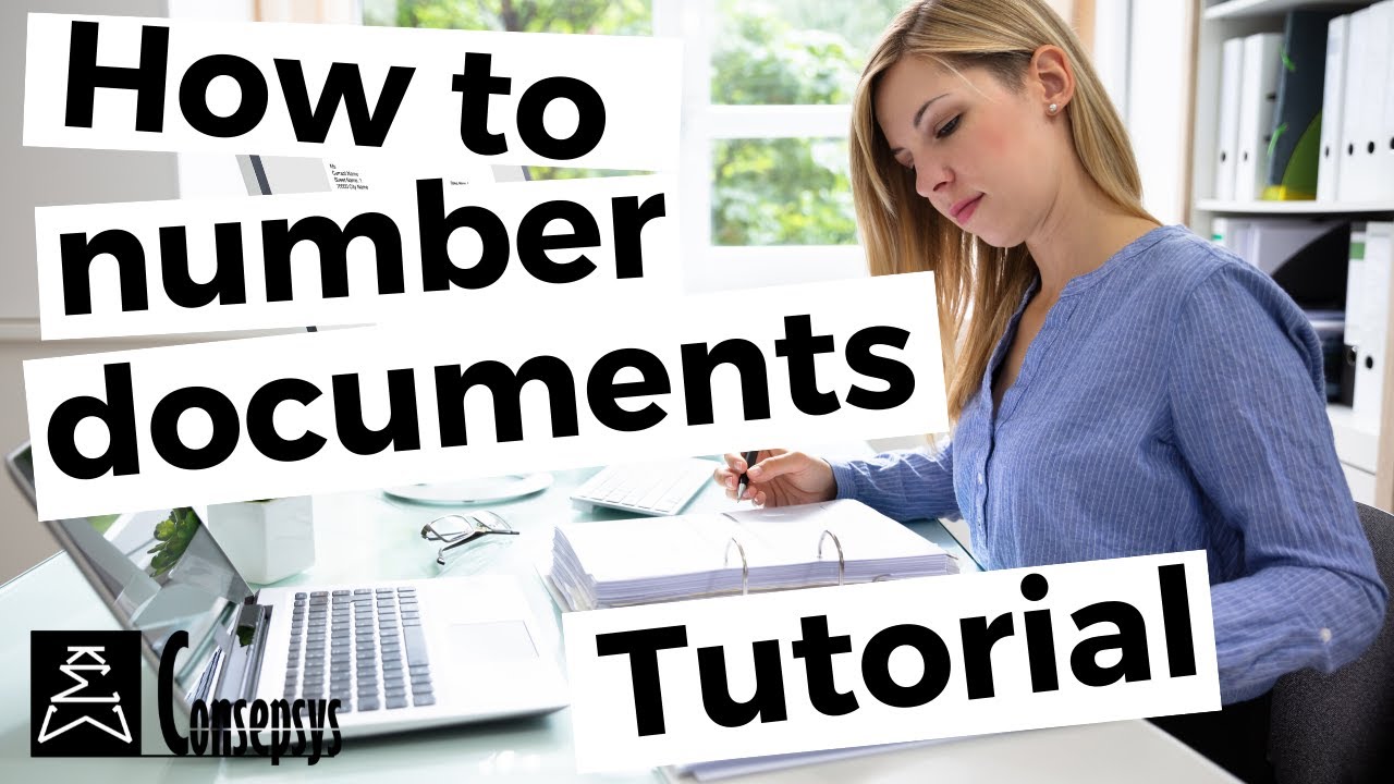 How to Number Documents: Introduction to Document Numbering (tutorial)