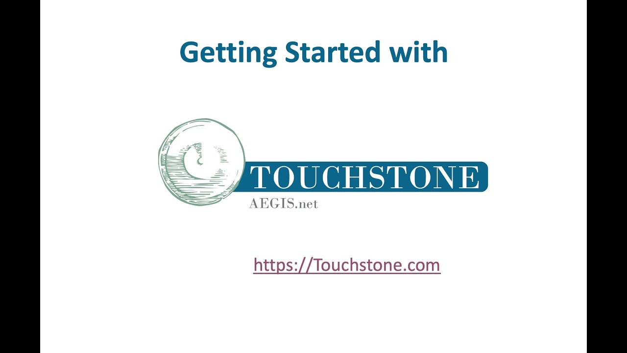 Getting started with Touchstone