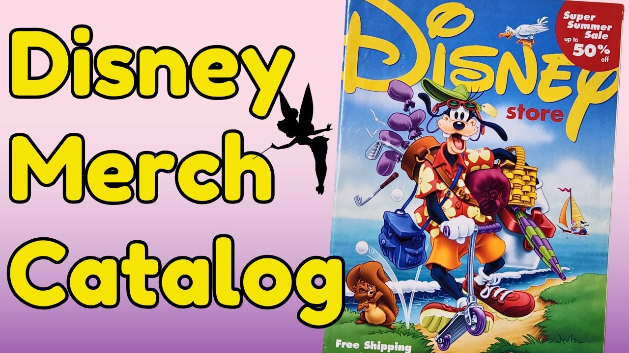 Forgotten Disney Store Merch | Y2K Catalog Flip Through | Plush + Collectables
