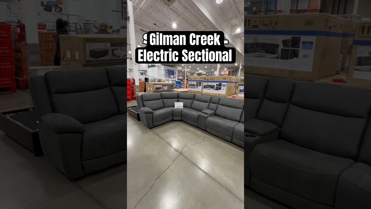 New Year, New Comfort! Gilman Creek Zakary Sectional at Costco