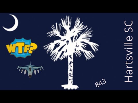 Hartsville South Carolina Loud and Big Planes fly LOW over the area code of 29550 aka 843