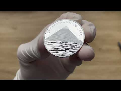 7 Wonders of the World: Great Pyramid of Giza 1 oz Silver 2023