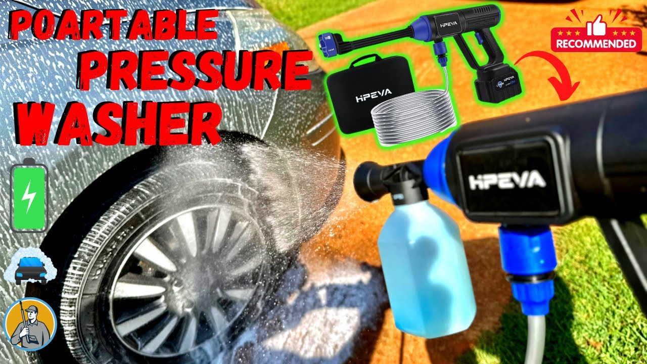 Cordless Portable Pressure Washer - Unboxing/Review