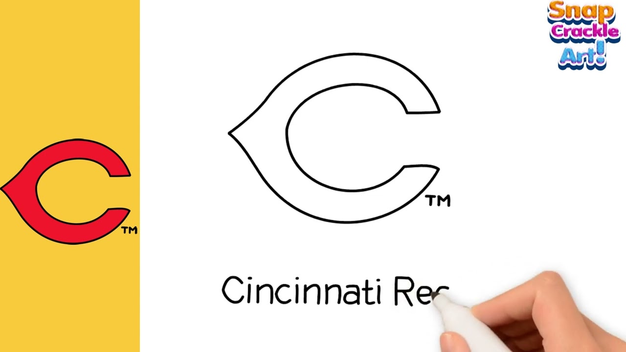 How To Draw Cincinnati Reds Logo