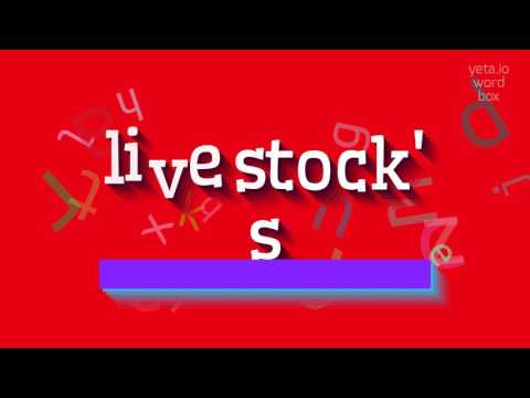 How to say "livestock's"! (High Quality Voices)