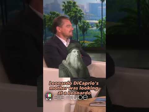 Where did Leonardo Dicaprio's name come from? #shorts #information #leonardodicaprio #leonardo