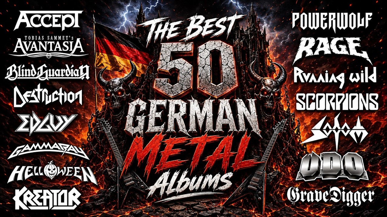 ⏩ The Best 50 GERMAN METAL Albums ⏪