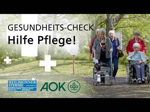 Hilfe Pflege! Gesundheitscheck von AOK und Stimme