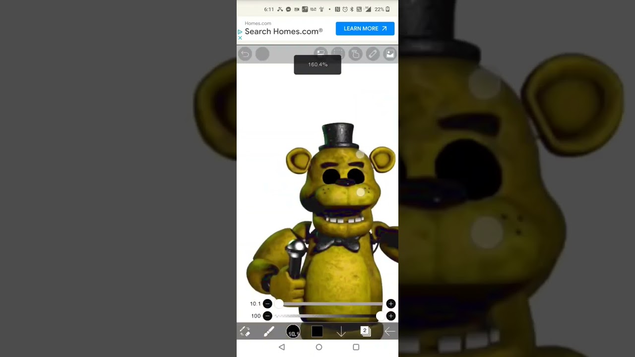 how Scott made golden freddy #fnaf #ibispaintx #goldenfreddy #freddyfazbear #whyareyoureadingthis