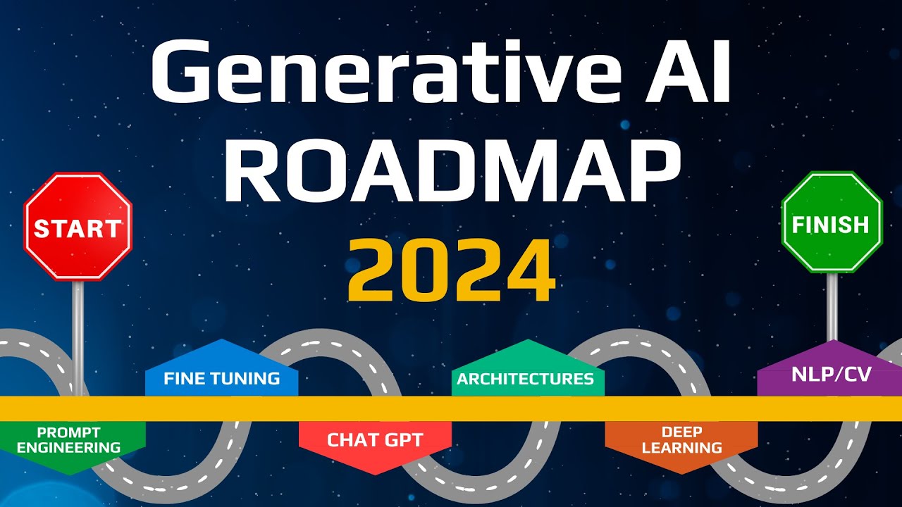 Generative AI RoadMap 2024 | Roadmaps to Learn Generative AI in 2024 | Learn Gen AI in 6 Months
