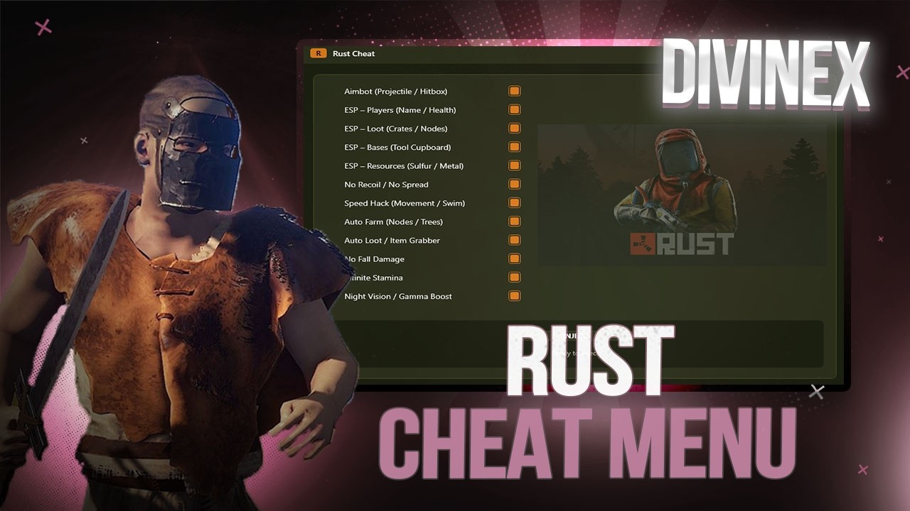 Rust Hack [Free Update] | NEW Rust Cheats [Menu] | BEST Rust Hacks [Download]