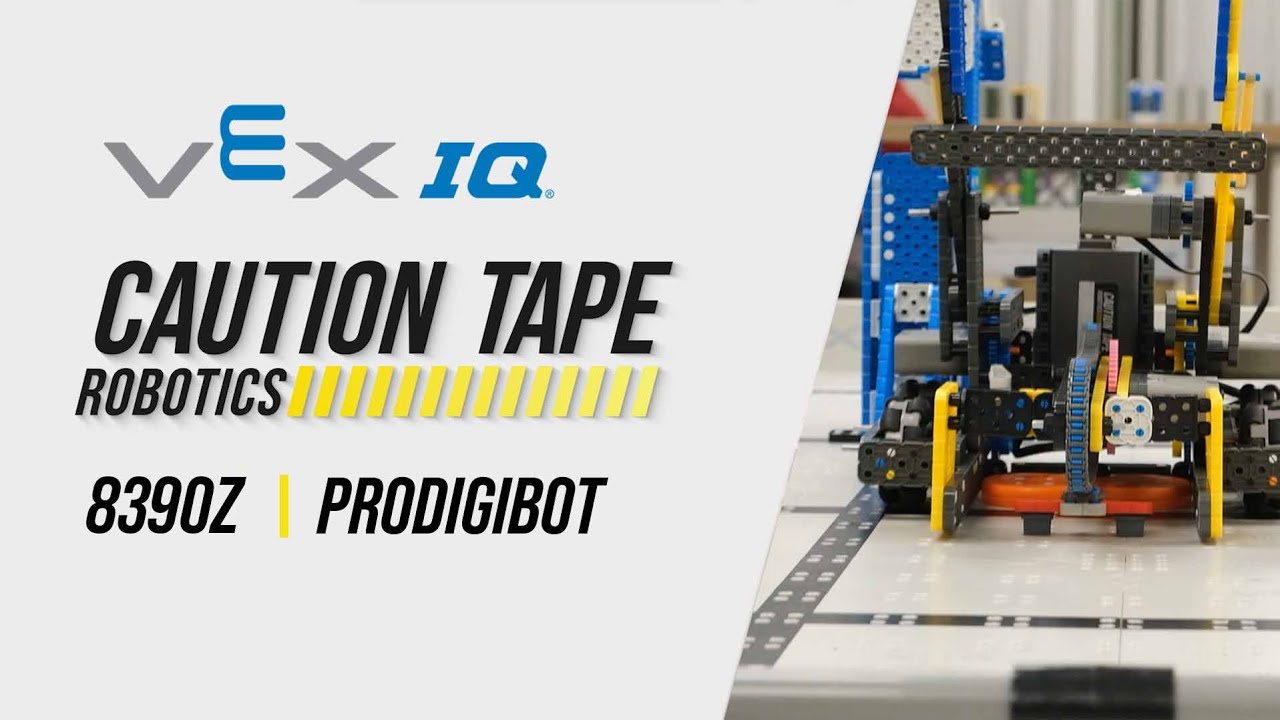 Caution Tape VEXIQ ProdigiBot by 8390Z for VEX IQ SlapShot - VEX IQ ...