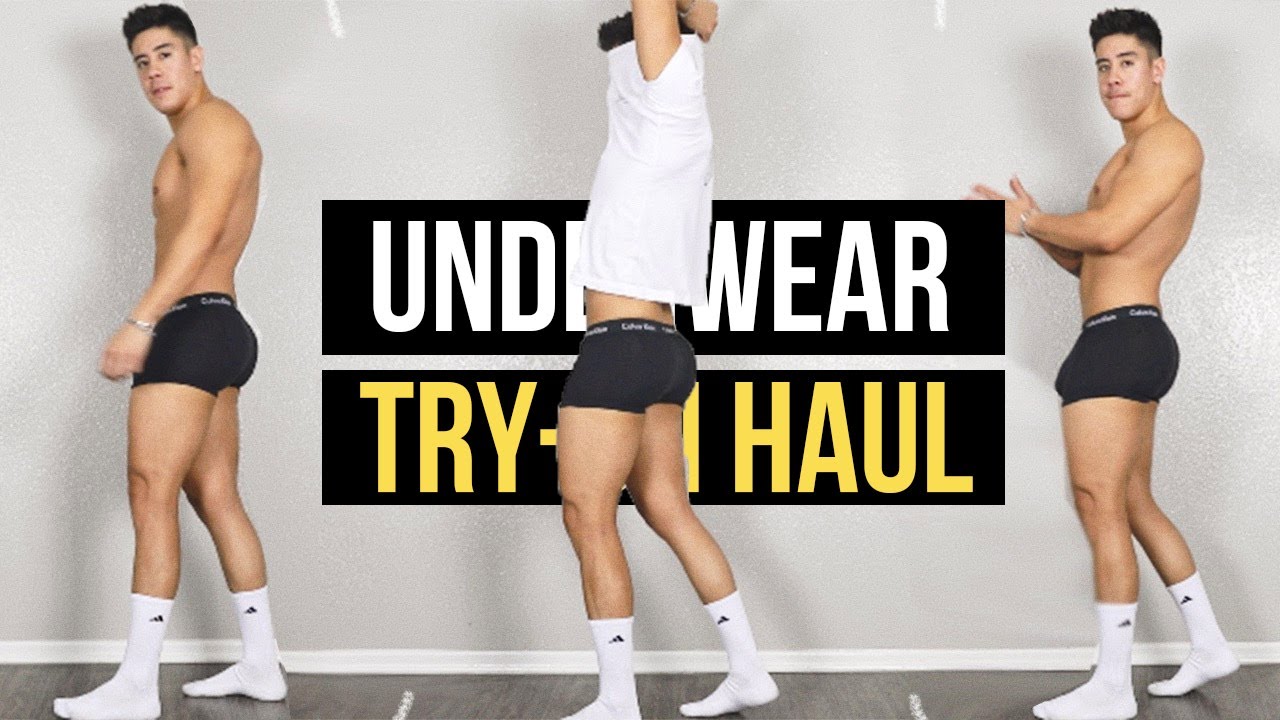 men's underwear try-on haul | calvin klein | jairwoo