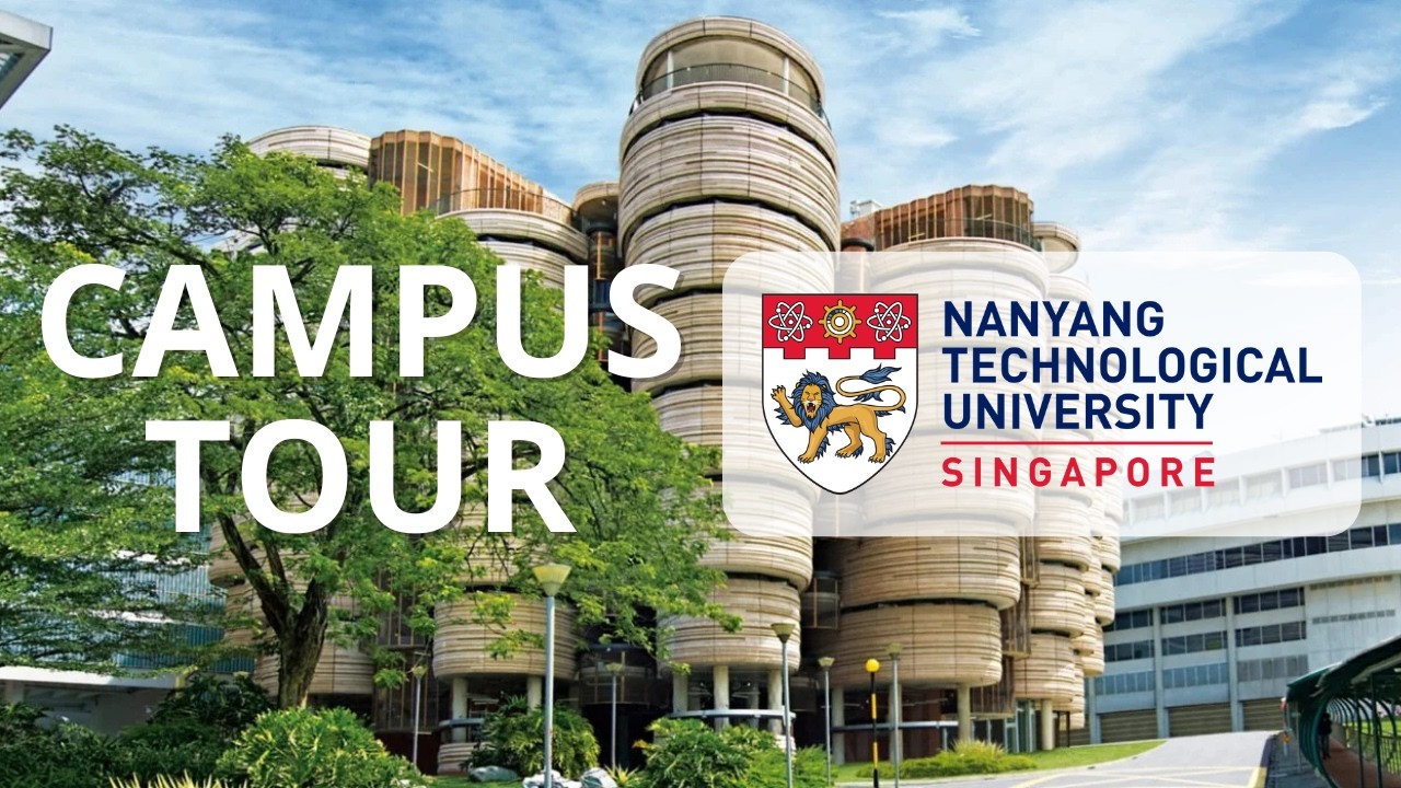 Singaporean universities are competing among the best! Nanyang Technological University Campus Tour