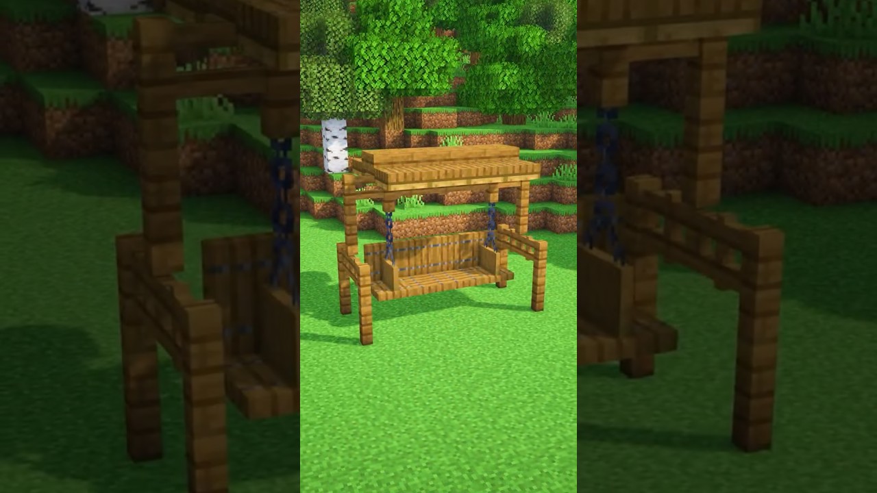 Minecraft Garden Swing 😊
