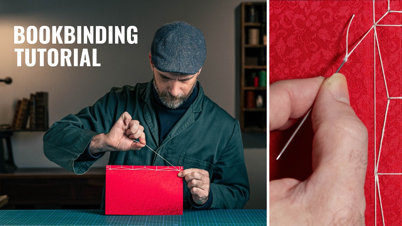 Bookbinding Tutorial - Japanese Hemp Leaf Binding