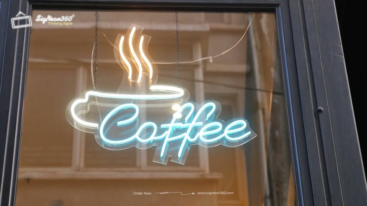 Coffee Neon Signs – Light Up Your Café & Coffee Shop | SigNeon360.com