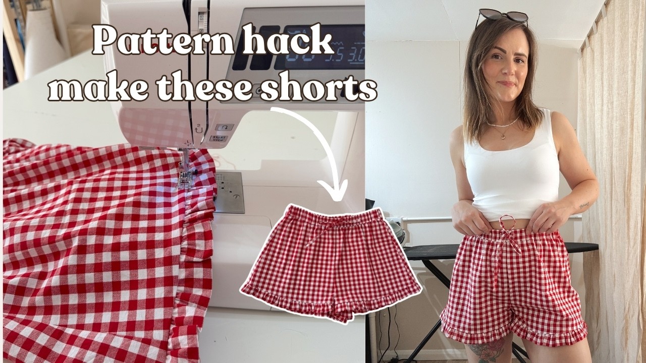 Pattern Hacking My Sienna Trousers for Summer | Making Multiple Shorts From One Pattern