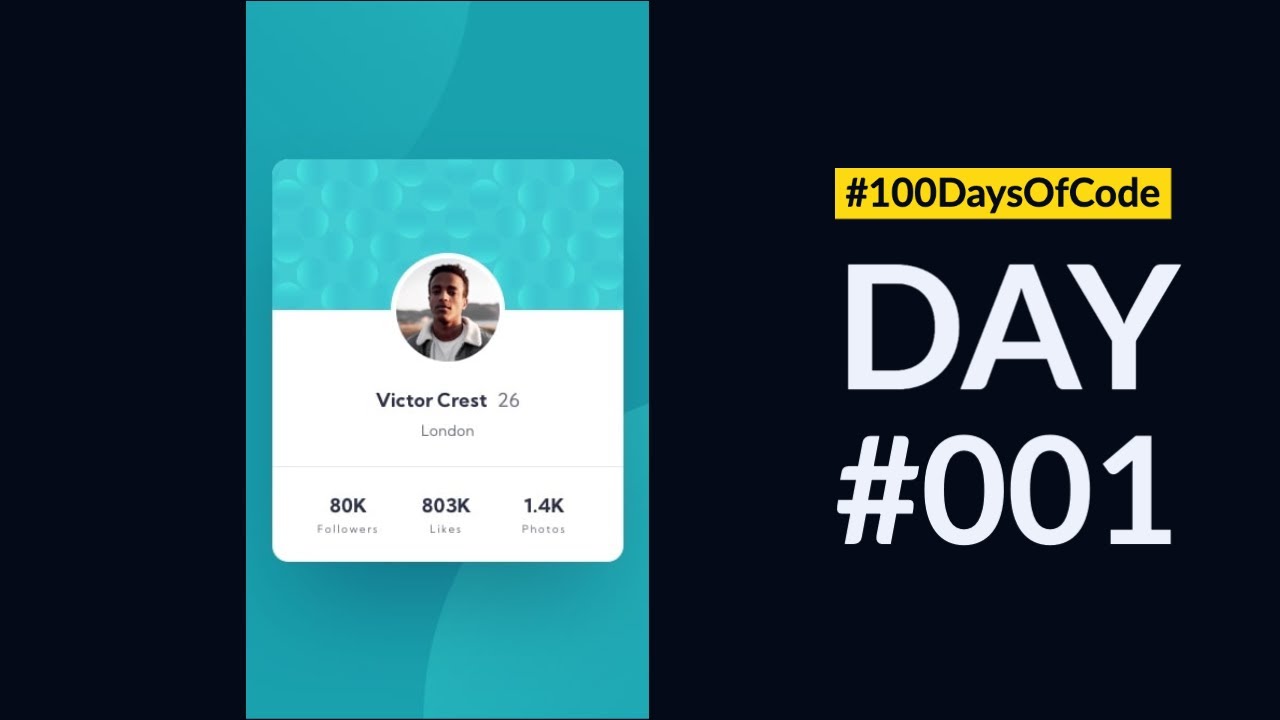HTML and CSS Building a Simple Card Element (Videoclip) | #100DaysOfCode Challenge | Frontend Mentor