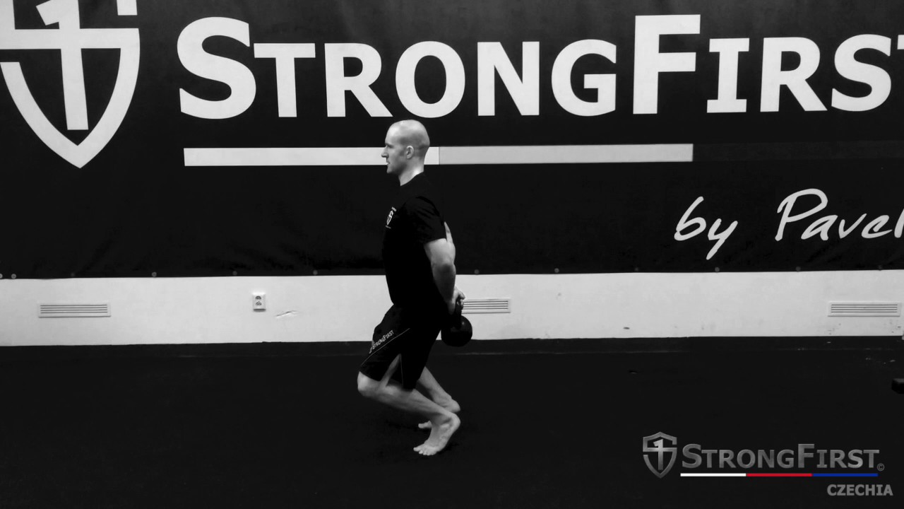 Kettlebell Hack Squat Tutorial | StrongFirst Czechia