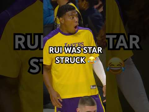 Rui couldnβt believe Bruce Springsteen was at the Lakers game