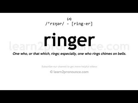 Pronunciation of Ringer | Definition of Ringer