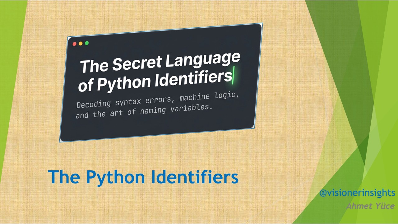 004 The Python Identifiers