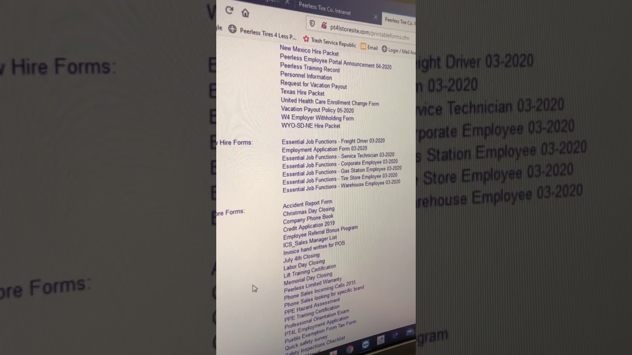 How to do tax exempt forms on store site