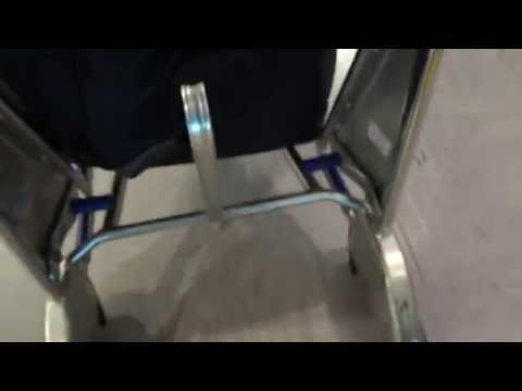 Japanese Super Trolleys In Escalators